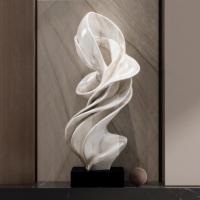 China Modern Abstract Resin Sculpture Ornaments for Villa Staircases Hotel Lobbies Corridors Passageways Floor-Standing Art for sale