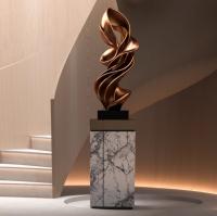 China Modern Abstract Resin Sculpture Ornaments for Villa Staircases Hotel Lobbies Corridors Passageways Floor-Standing Art for sale