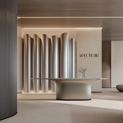 China Stainless Steel Sculpture Bar Custom Designs in Art Furniture for Restaurant Interior Decoration and Unique Artistic Ambiance for sale