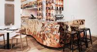 China Stainless Steel Sculpture Bar Custom Designs in Art Furniture for Restaurant Interior Decoration and Unique Artistic Ambiance for sale