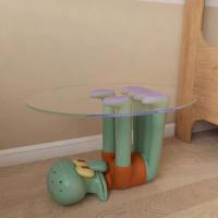 China Smiling Cartoon Character Resin Stool Playful Kids Room Furniture For Bedrooms Play Areas for sale