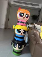China Smiling Cartoon Character Resin Stool Playful Kids Room Furniture For Bedrooms Play Areas for sale