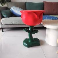 China Luxury Handmade Colorful Resin Rose Sculpture With Realistic Petals Custom Shape For Garden for sale