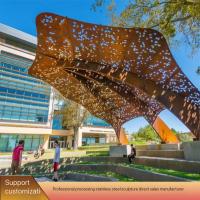 China Sculptural Curve Shade Pergolas For Luxury Real Estate Enhance Hotel Gardens Residential Plazas for sale