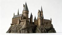 China 3.5M High Gothic Castle Model with 8K High-Precision Modeling and Durable Fiberglass Acrylic Wizard College Sculpture for sale
