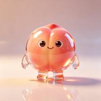 China Customized Weatherproof Interactive Fiberglass Sculpture Cartoon Mascot Fruit Statue for Commercial Decor for sale