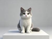 China 4M Oversized Hyper-Realistic British Shorthair Cat Sculpture in Fiberglass Reinforced Plastic for sale