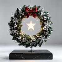 China Custom Size Weather-Resistant Christmas Sculpture with Automotive Grade Paint Finish for sale