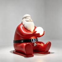 China Custom Size Weather-Resistant Christmas Sculpture with Automotive Grade Paint Finish for sale