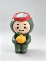 China Custom Fiberglass Mascot Sculpture with Automotive Grade Paint and Weather Resistance for Outdoor Decor for sale
