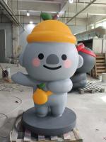 China Custom Fiberglass Mascot Sculpture with Automotive Grade Paint and Weather Resistance for Outdoor Decor for sale