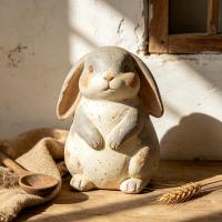 China Customized Color Waterproof UV Sun-proof Easter Bunny Sculpture for Outdoor Commercial Decor for sale