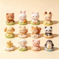 China Custom Hand-Painted Anti-Drop Mini Resin Animal Figurines with 5 Classic Themed Collections Blind Box Ornaments for sale