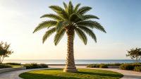 China Commercial Grade Realistic Outdoor Simulation Coconut Tree with Weather-Resistant Materials for Tropical Landscaping for sale