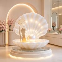 China Customized Beauty Sculpture with Fiberglass Material and Weather-Resistant Coating for Commercial Decor for sale