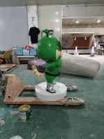 China Customized Color Outdoor Durable Hand-Painted Fiberglass Sculpture for Shopping Mall Park Decor for sale