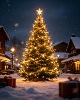 China Custom Size Waterproof Wrought Iron Christmas Tree with Fiberglass Reinforced Plastic for Outdoor Festive Decoration for sale