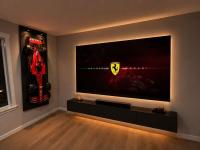 China Custom Wall-Mounted Fiberglass Formula 1 Model, Wear-Resistant Racing Sculpture for Gallery & Mall Decor for sale