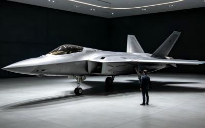 China Oversized Stainless Steel Aviation Art Sculpture with Polished Mirror Surface and RGB DMX 512 Lighting for sale