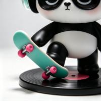 China Customized Size Weather Resistant Fiberglass Sculpture for Commercial Decoration - Panda Statue for sale