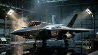China Large-Scale Aviation Streamline Art Sculpture with 1:1 Simulation Scale and Automotive Grade Paint for Customized Designs for sale