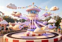 China Kids Self-Control Airplane Ride with Stainless Steel Frame and FRP Fiberglass Cabin for Carnival Themed Amusement for sale