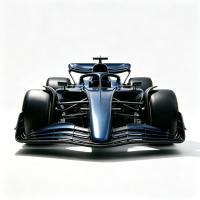 China Large Size Formula Racing Car Model with Premium Metallic Blue Paint and High-Strength Composite Materials for sale