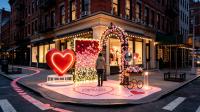 China Customizable Weather-Resistant Valentine's Day Photo Spot with Modular Love Theme Decor for Outdoor Use for sale
