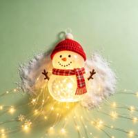 China High Solar Hanging Snowman Christmas Tassel Light with Waterproof IP65 and RGB DMX 512 Dynamic Sculpture for sale