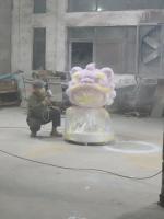 China Customized UV Resistant Fiberglass Sculpture with Automotive Grade Paint for Mascot Statue for sale