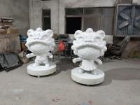 China Customized UV Resistant Fiberglass Sculpture with Automotive Grade Paint for Mascot Statue for sale