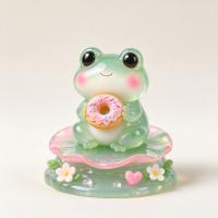 China Hand-painted Waterproof Resin Figurine Desktop Sculpture with Customized Designs Acceptable for Kawaii Decor for sale