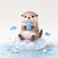 China Hand-painted Waterproof Resin Figurine Desktop Sculpture with Customized Designs Acceptable for Kawaii Decor for sale