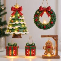 China Battery Operated Hand-Painted Christmas Lantern and Scratch-Resistant Holiday Lantern for Indoor Festive Display for sale