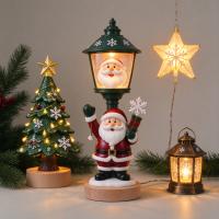 China Battery Operated Hand-Painted Christmas Lantern and Scratch-Resistant Holiday Lantern for Indoor Festive Display for sale