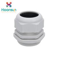 China IP68 Nylon Cable Gland Dustproof Waterproof M12 to M63 Metric Thread PA66 for sale