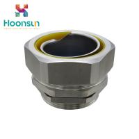 China Chromium Plated Brass Pipe Fittings IP66 Waterproof with Stainless Steel DPJ for Conduit Size 6-150mm for sale