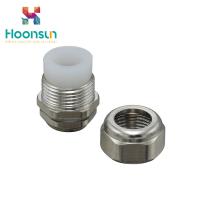 China Nickel Plated Brass Cable Gland with Silicone Core -40°C to 250°C IP68 Waterproof for sale