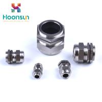 China Stainless Steel Cable Gland SS304 316L NPT G Thread IP68 Salt Resistant PG7 to PG63 for sale