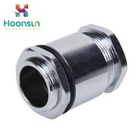 China TJ Clamping Type Watertight Cable Gland Marine IP68 Nickel Plated Brass M16 to M71 for sale