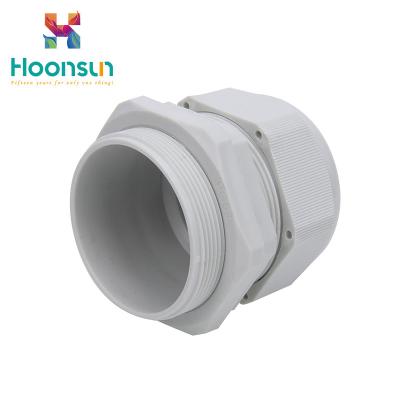 China Nylon Plastic Cable Glands M10 to M63 Dust Proof Waterproof with Rubber Seal for Electrical Enclosures for sale