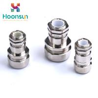 China SS316L Stainless Steel Union Connector for Hose Fittings M12 to M63 Metric Thread IP67 for sale