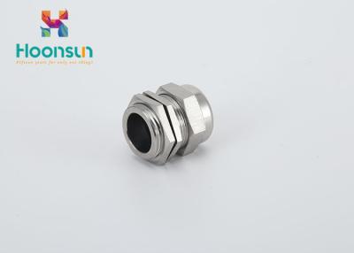 China PG7 to PG48 Brass Nickel Plated Waterproof Cable Gland 3-44mm IP68 Salt Water Resistant for sale