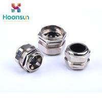 China Nickel Plated Brass EMC Cable Gland M20 with IP68 Waterproof and EMC Locknut for sale