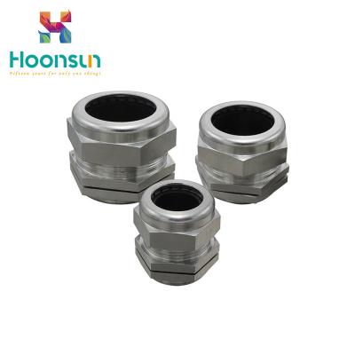 China SS316L Stainless Steel Cable Gland M12 Series IP68 10 Bar for Oil Industry for sale
