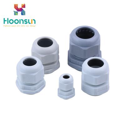 China Fire Resistant PG16 Nylon Cable Gland Metric Series Silicone Rubber Seal IP68 for sale