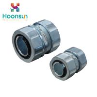 China Female Waterproof Flexible Conduit Connector Zinc Alloy 1/2 Inch Corrosion Resistant for sale