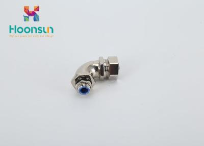 China 90 Degree Brass Flexible Conduit Fitting Elbow IP66 Metric Cable Gland AD10-AD45 for sale