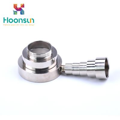 China Nickel Plated Brass Cable Gland Reducer Locknut M20 to M16 External Thread for sale