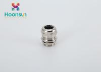 China EMC Metal Cable Gland PG Thread Nickel Plated Brass with Lock Nuts IP68 6-12mm for sale